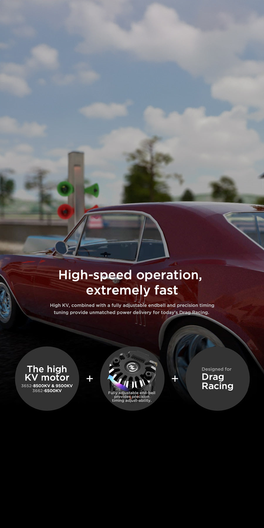 XERUN DRX motor - Drag Racing PRO series - HOBBYWING North America