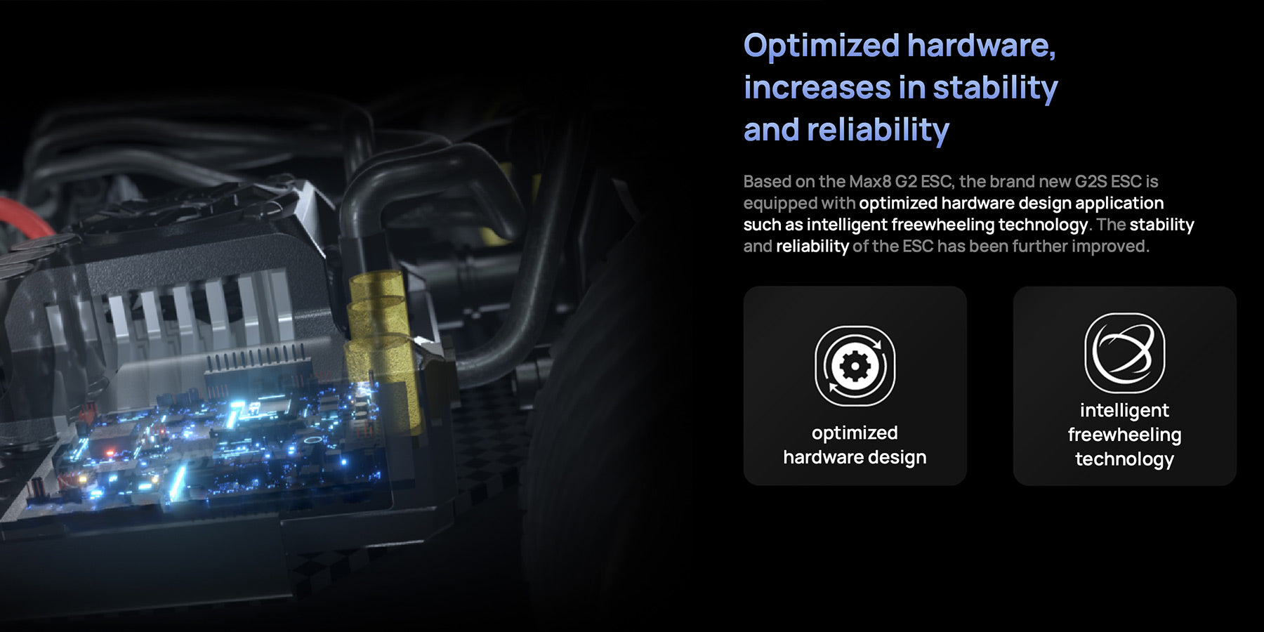 EzRun MAX8 G2S system - Bluetooth™ - HOBBYWING North America