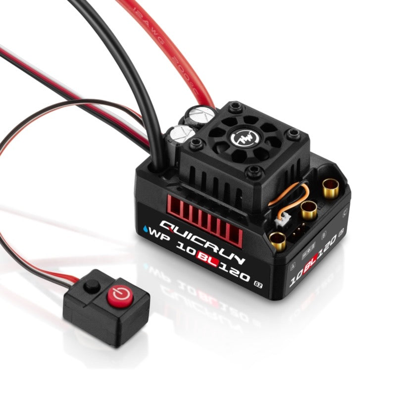 QUICRUN WP 10BL120 G2 ESC (Sensorless) - HOBBYWING North America