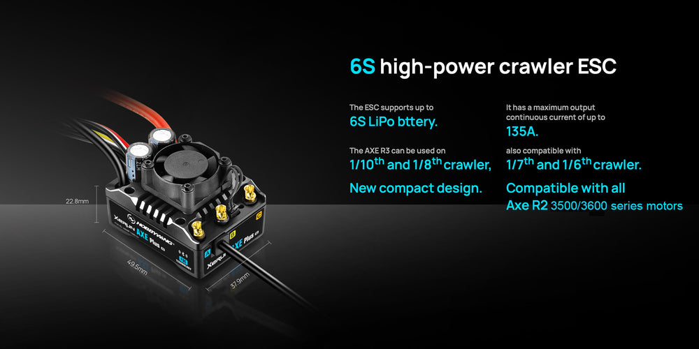 XeRun AXE R3 System - HOBBYWING North America