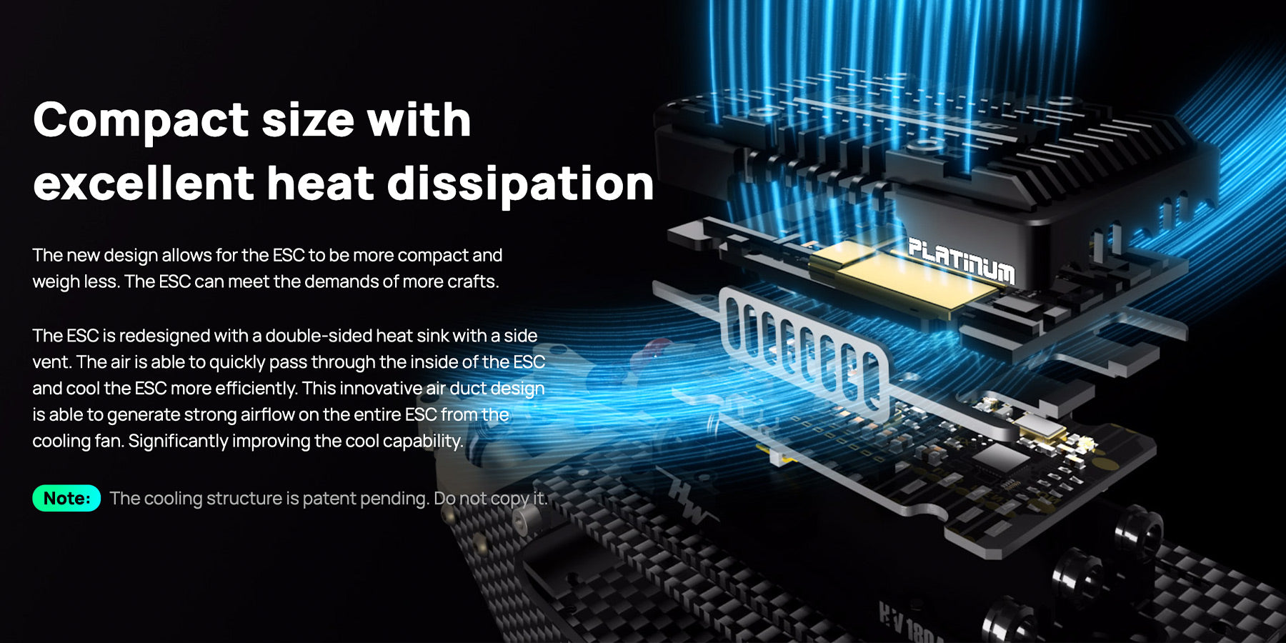 Platinum 180A HV V5 ESC - HOBBYWING North America