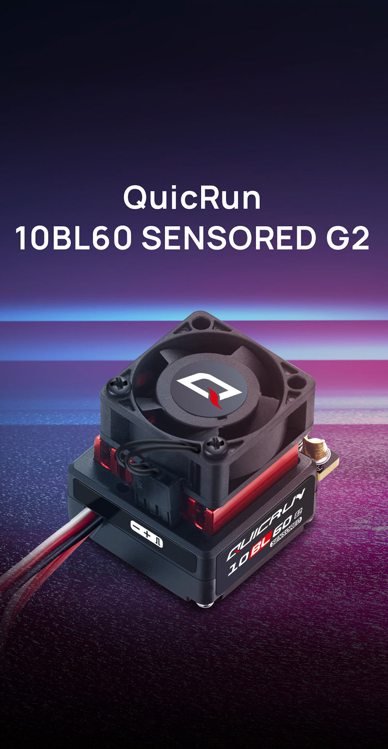 QUICRUN 10BL60 Sensored G2 system - HOBBYWING North America