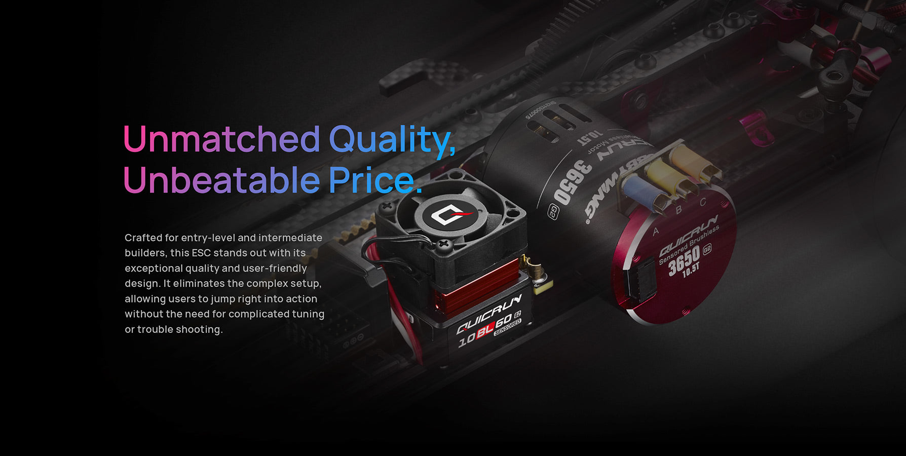 QUICRUN 10BL60 Sensored G2 system - HOBBYWING North America